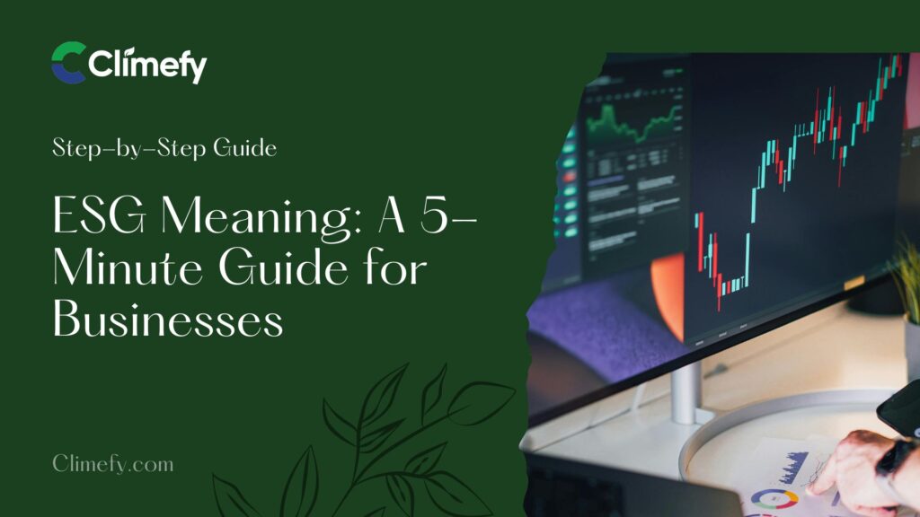 ESG Meaning: A 5-Minute Guide For Businesses | Climefy