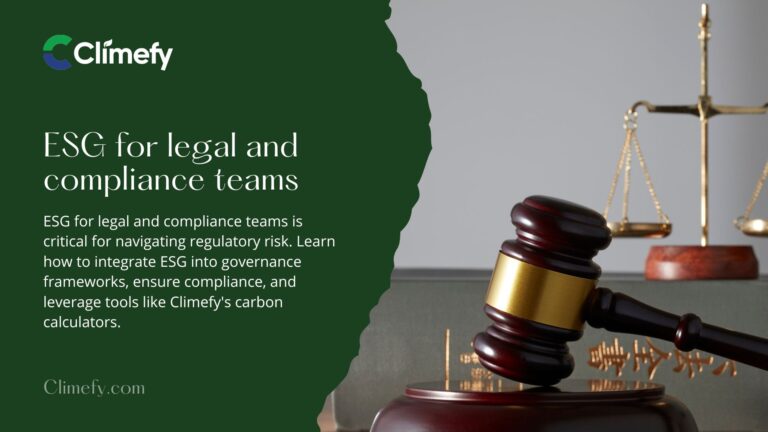 ESG For Legal And Compliance Teams: Ultimate Guide