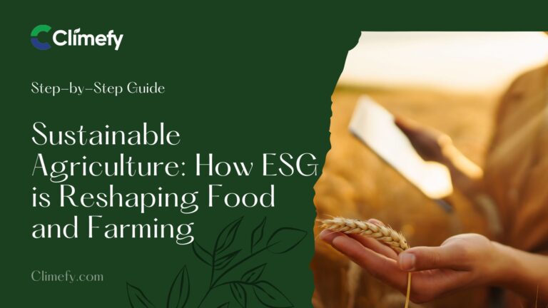 Sustainable Agriculture: How ESG Is Reshaping Food & Farming